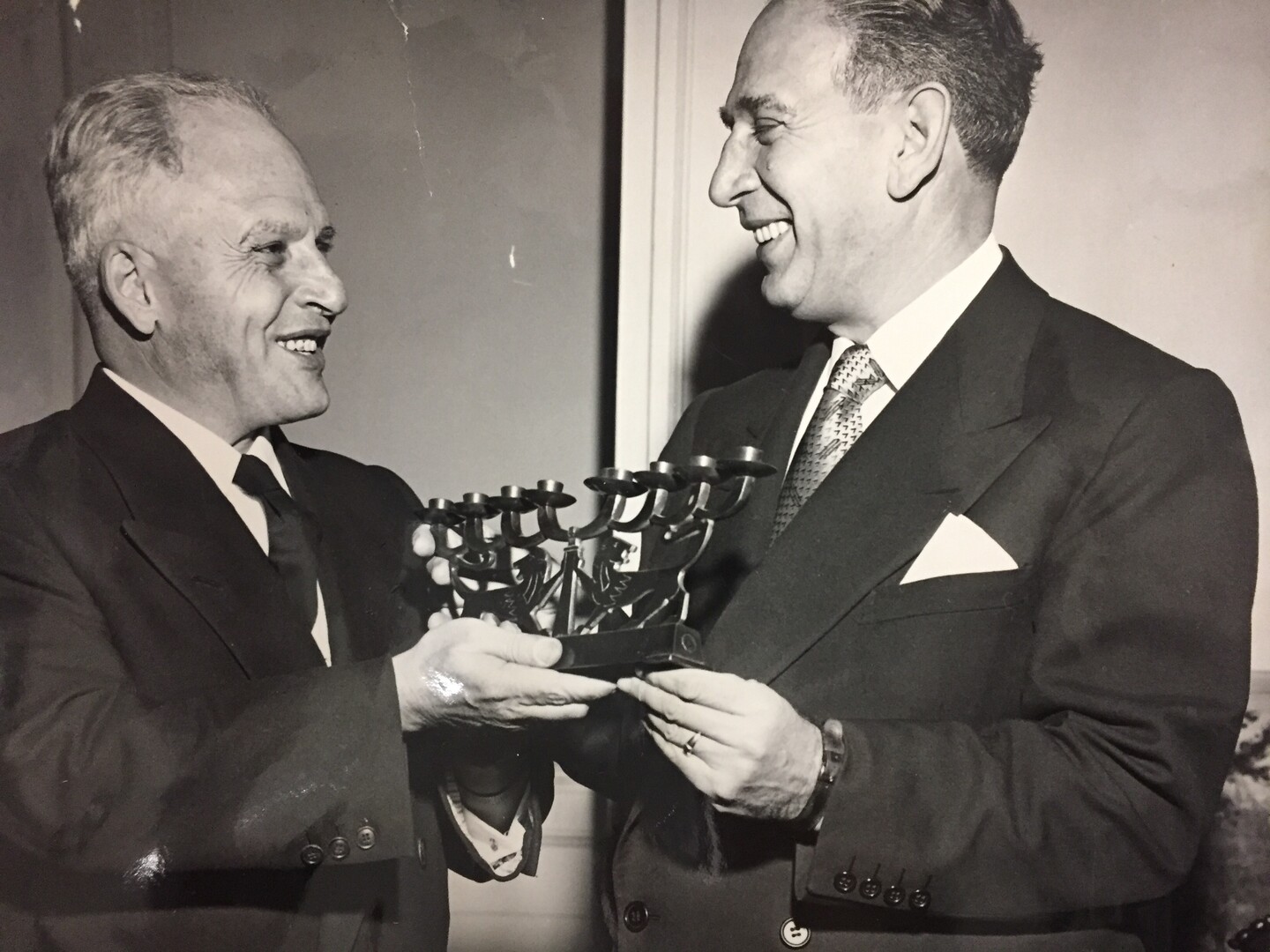 Hanukkah 1952: Lighting Up City Hall